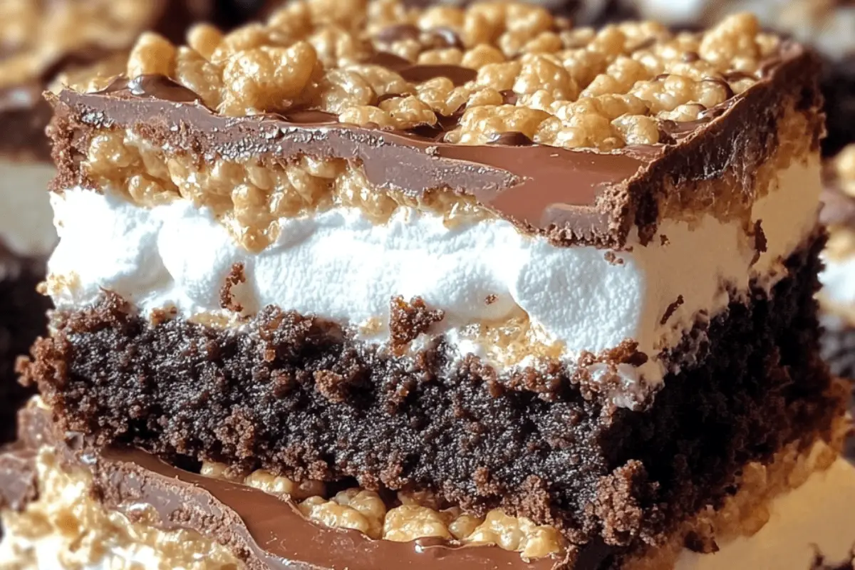 Easy Brownie Bomb Bars Recipe – Fudgy, Gooey, and Crunchy