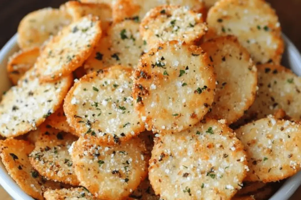 Garlic Bread Ritz Bits - Easy Cheesy Garlic Snack Recipe