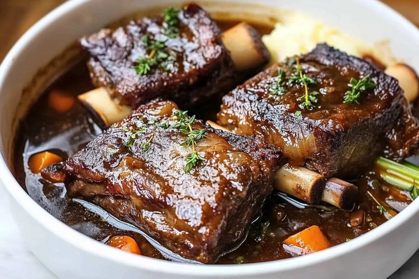 BRAISED BEEF SHORT RIBS for a Perfect Dinner Recipe - cookefast.com