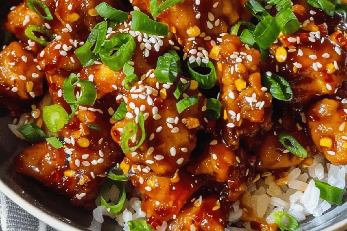 Spicy Sticky Korean Chicken - cookefast.com