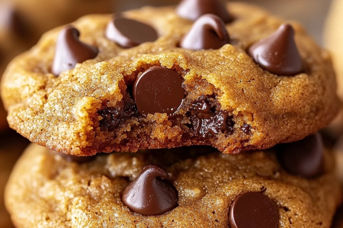 Pumpkin Spice Latte Cookies with Chocolate Chips - Fall-Inspired Treat