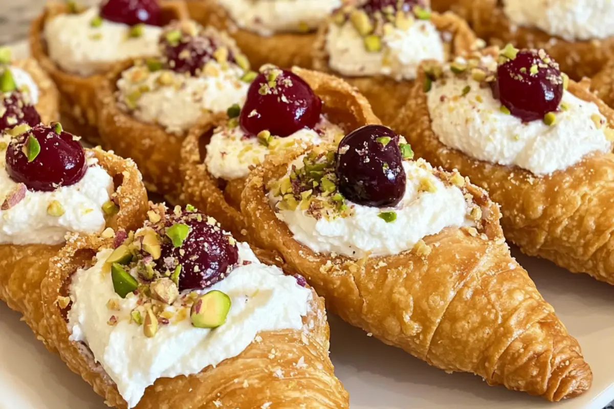 Delicious Sicilian Cannoli Cones Recipe | Traditional Italian Dessert