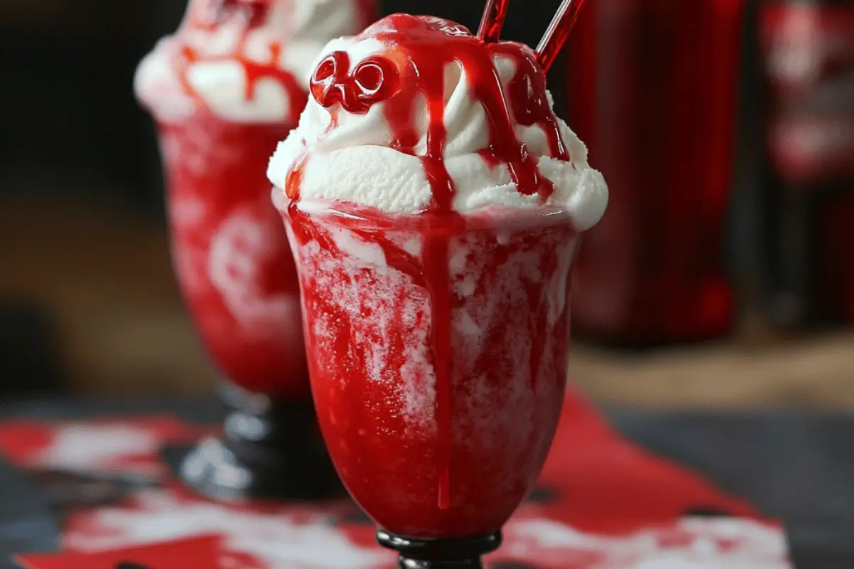 Vampire Ice Cream Floats - cookefast.com Vampire Ice Cream Floats ...