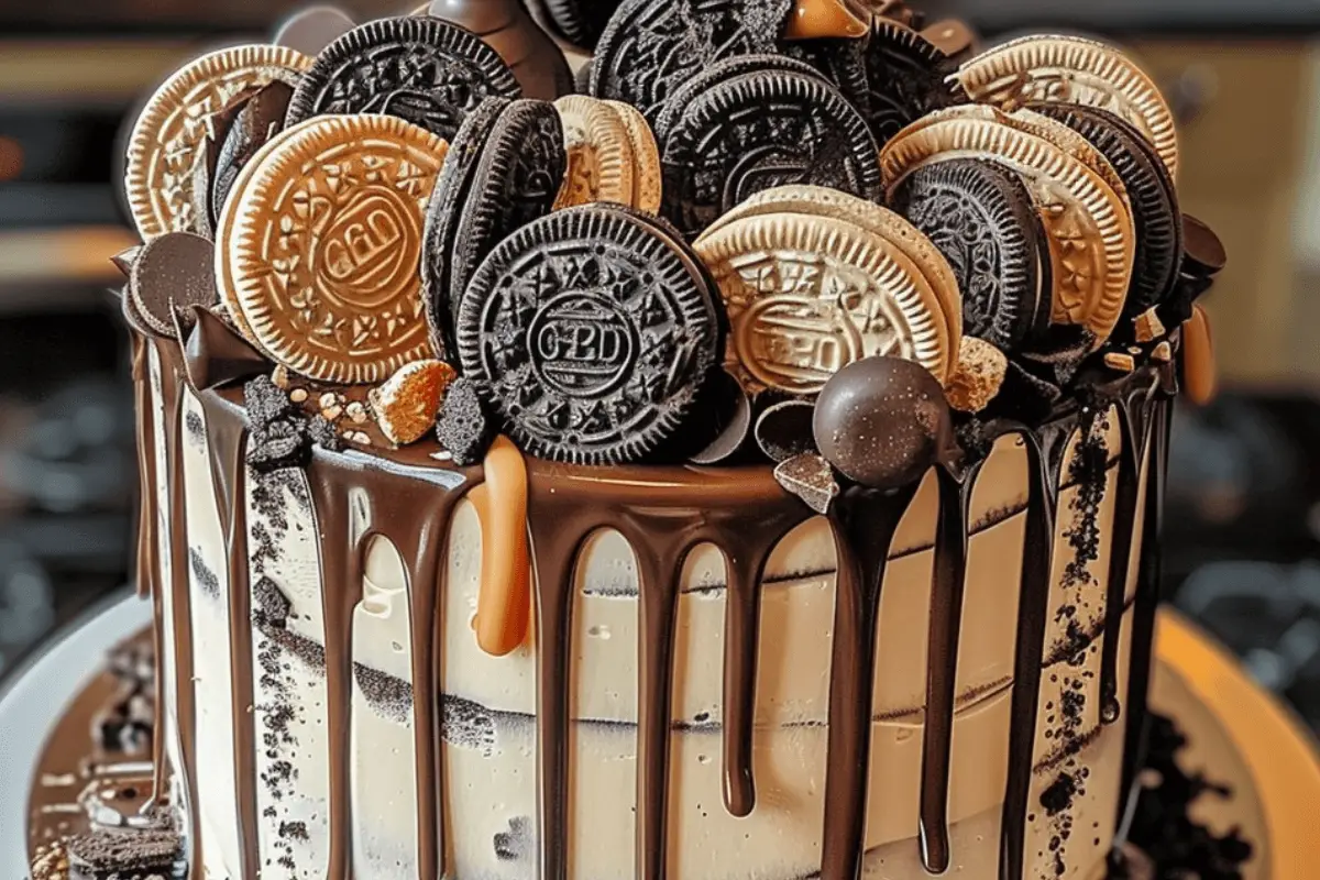 Cosmic Chocolate Oreo Drip Cake | Decadent Chocolate and Oreo Dessert ...