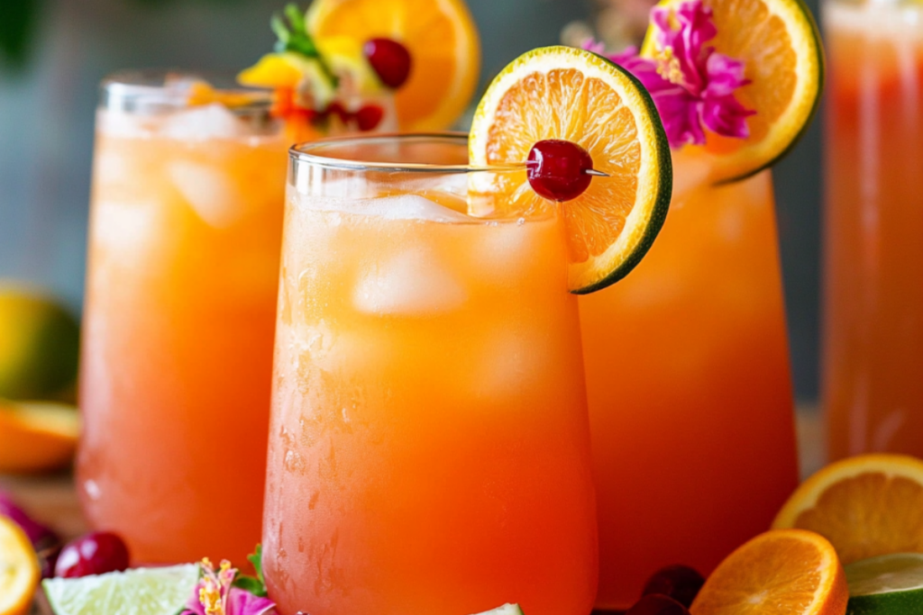 Guava Rum Punch Recipe - A Tropical Party Drink