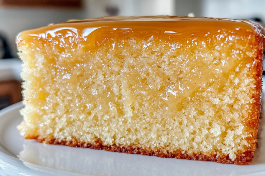 Grandma’s Vanilla Butter Cake with Classic Vanilla Bean Glaze Recipe