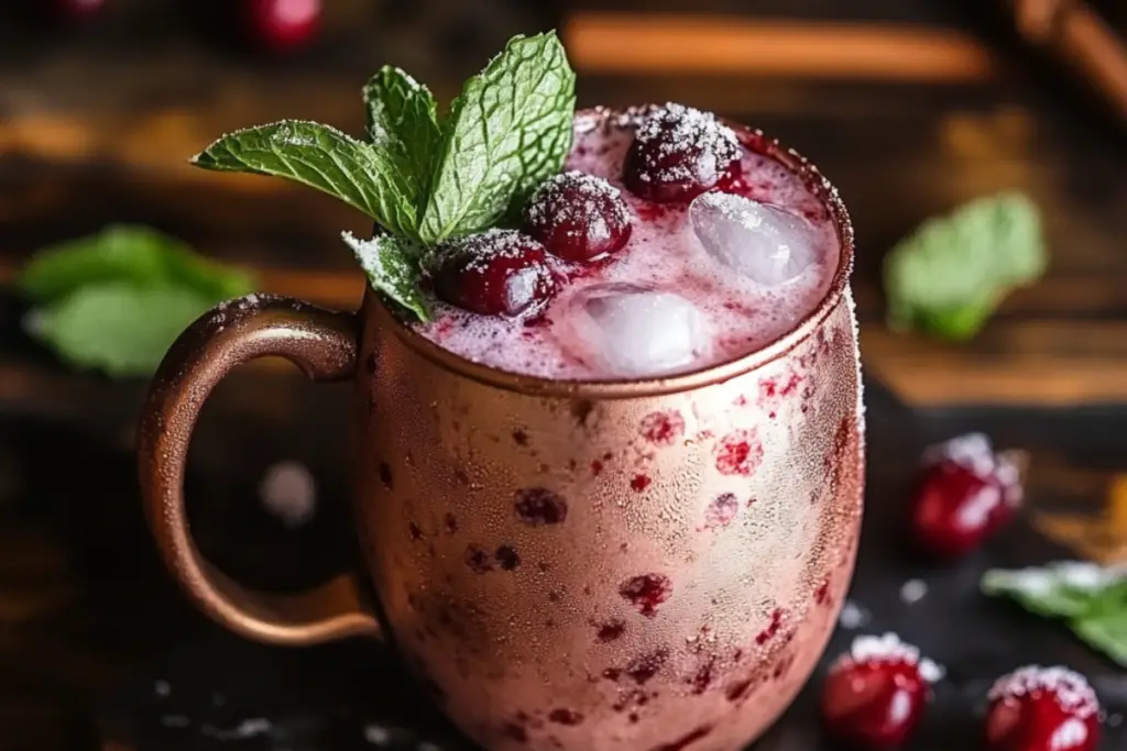 Frosted Cherry Vanilla Mule Recipe - A Sweet and Refreshing Twist on a ...