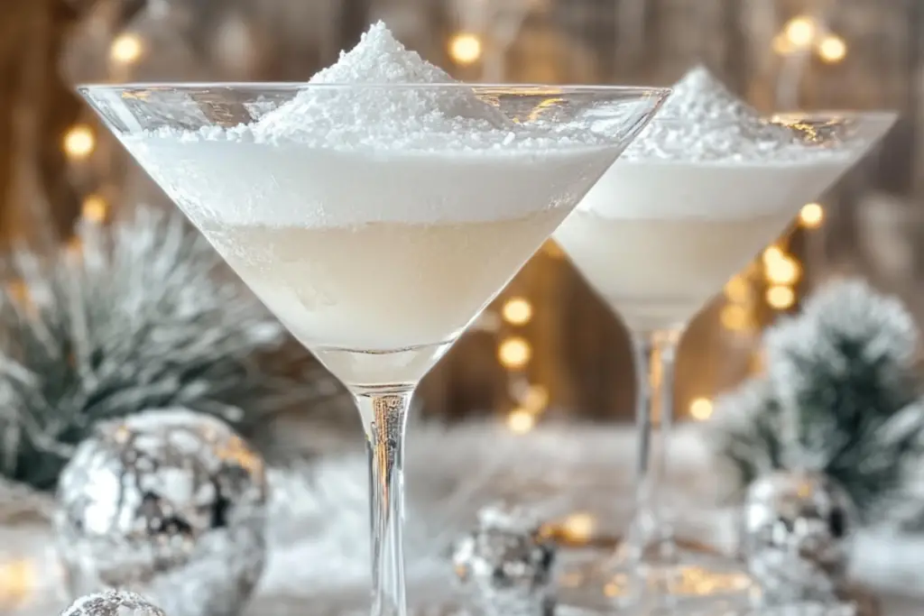 Snowball Martini Recipe - Creamy, Festive Winter Cocktail