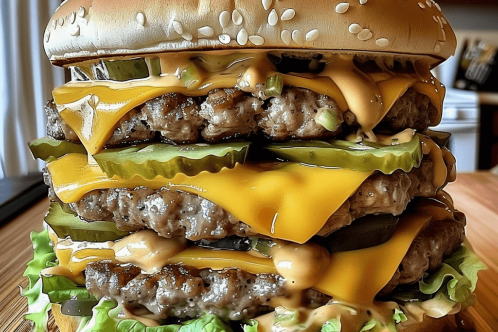Homemade Big Mac Recipe - Classic Fast Food Burger at Home - cookefast.com