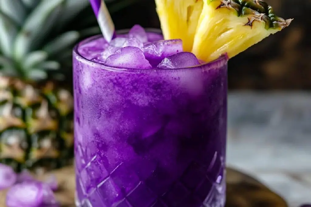 Purple Pineapple Smash Cocktail Recipe – Tropical & Refreshing