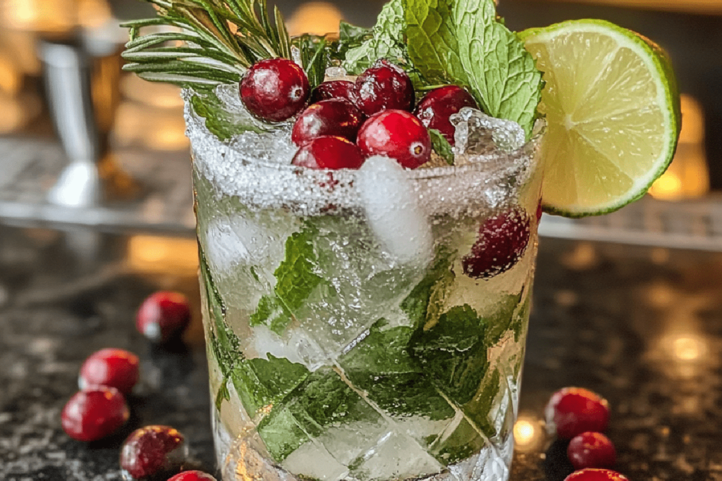 Mistletoe Mojito Recipe | Refreshing Holiday Cocktail