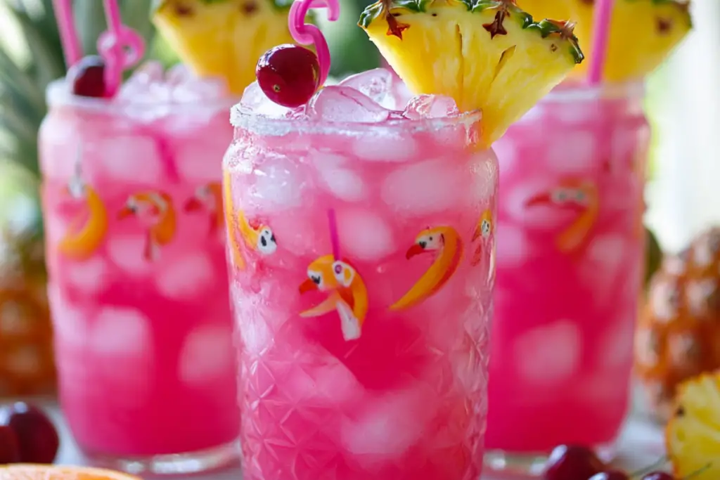 Pink Flamingo Punch Recipe - A Vibrant Tropical Party Drink