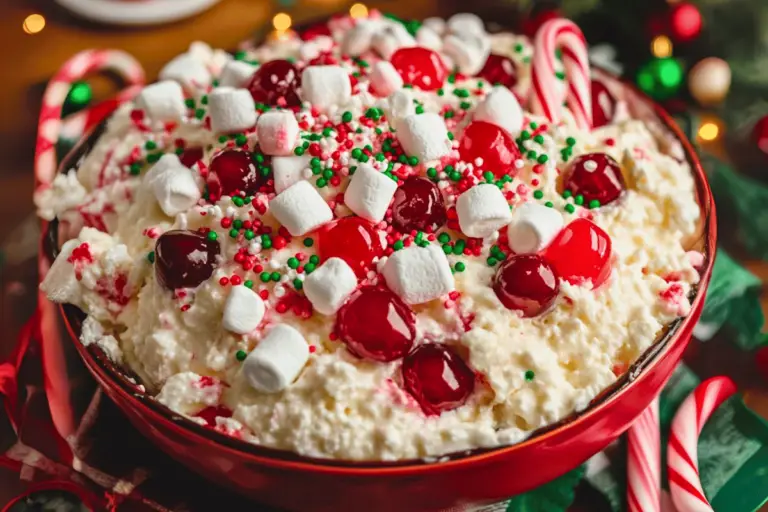 Christmas Fluff – Festive No-Bake Holiday Dessert Recipe
