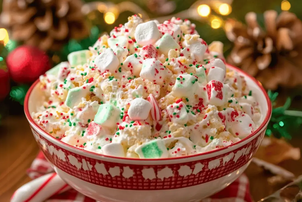 Christmas Tree Cake Fluff – Festive No-Bake Dessert Recipe