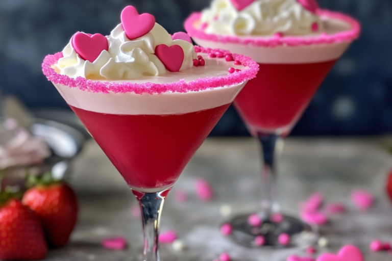 Pink Sweetie Valen-Tini Recipe - A Romantic Valentine’s Cocktai