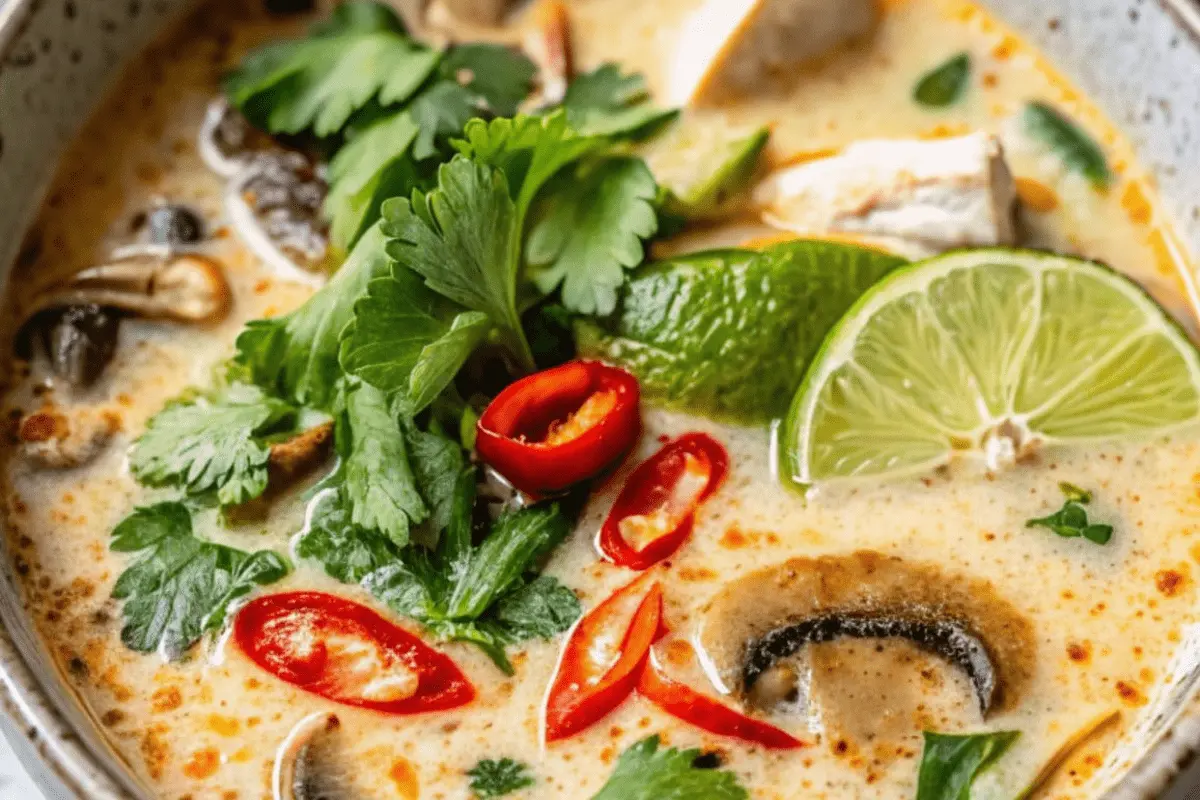 Tom Kha Gai Soup Recipe – Authentic Thai Coconut Chicken Soup