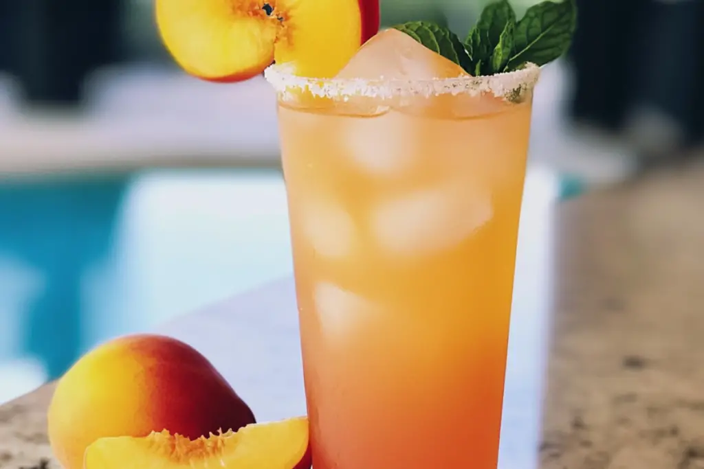 Beach Peach Lemonade Cocktail Recipe