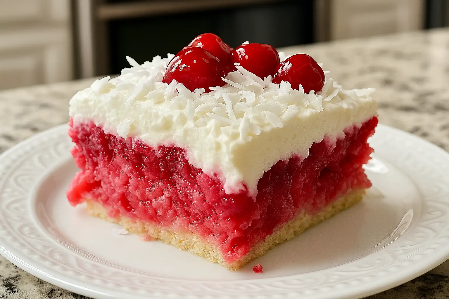 Raspberry Zinger Poke Cake – Easy No-Bake Dessert - cookefast.com