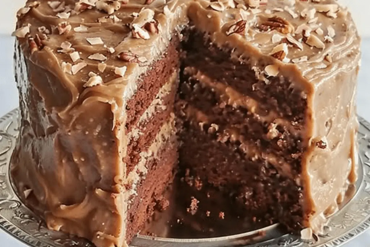 Classic German Chocolate Cake - cookefast.com