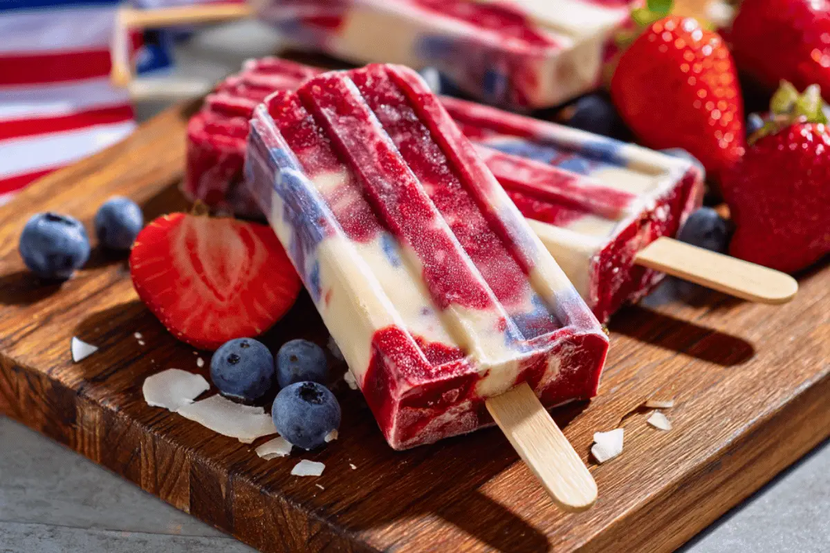 Smoothie Popsicles with a Swirl – Healthy Layered Frozen Treats