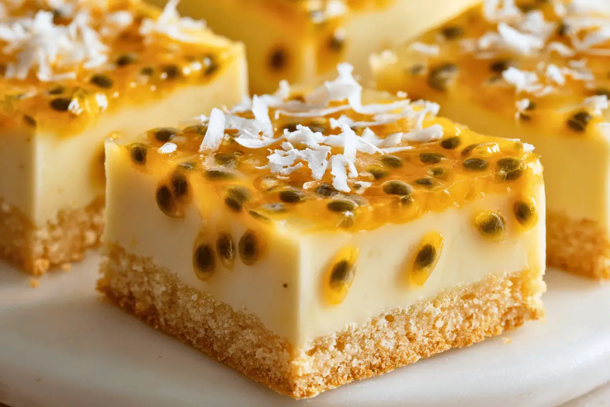 Condensed Milk Passionfruit Slice : Creamy, Zesty Aussie Favourite
